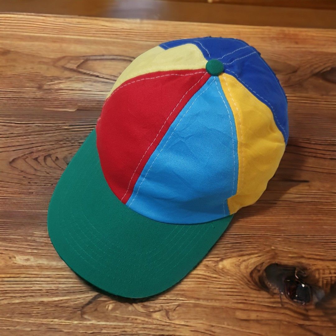 Vintage Colorblock Cap, Men's Fashion, Watches & Accessories, Caps ...
