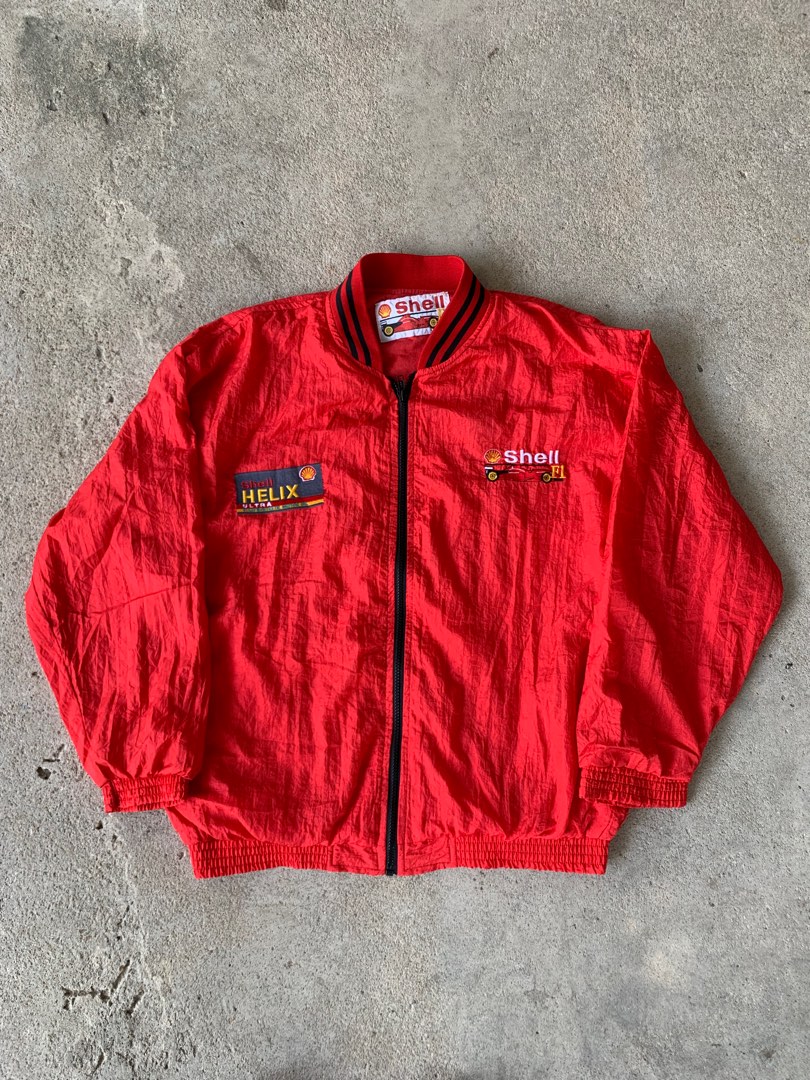 Vintage SHELL F1 Ferrari Racing Team Windbreaker Jacket Permotoran, Men ...