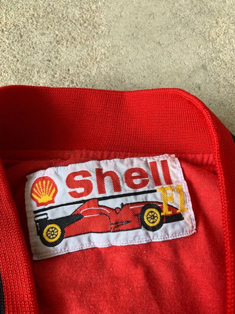 Vintage SHELL F1 Ferrari Racing Team Windbreaker Jacket Permotoran, Men ...