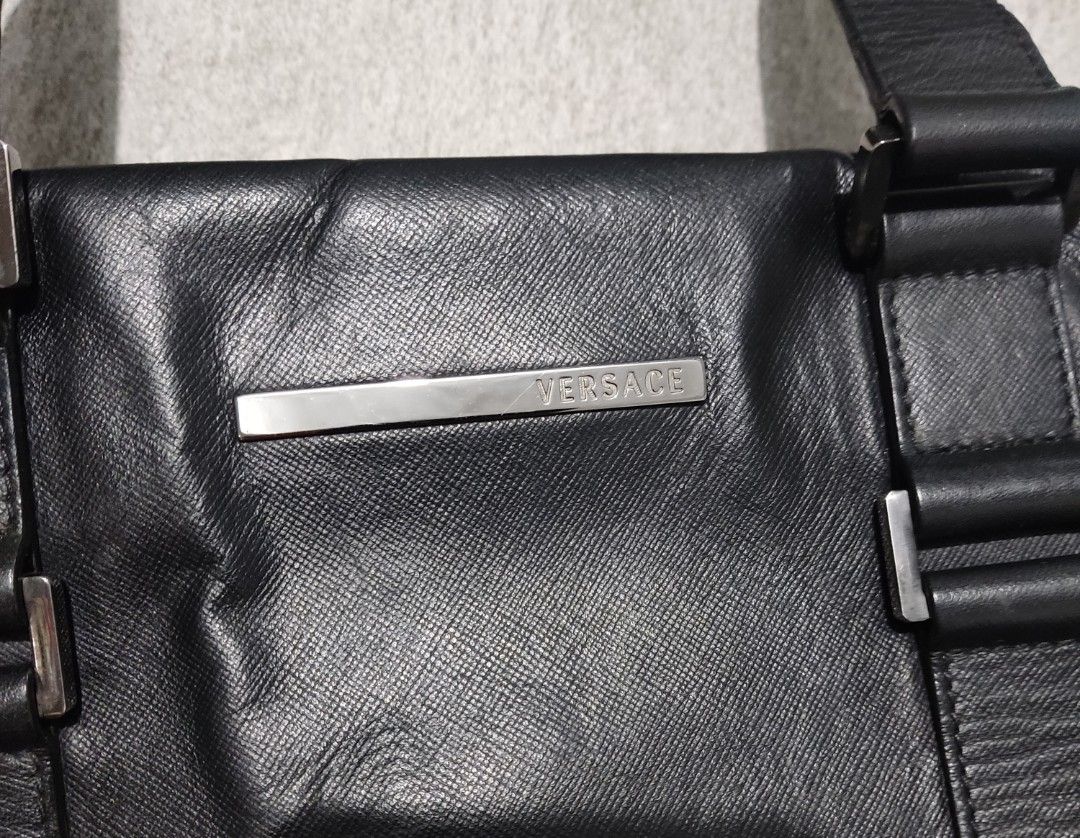Vintage Versace Laptop Bag, Men's Fashion, Bags, Sling Bags on Carousell