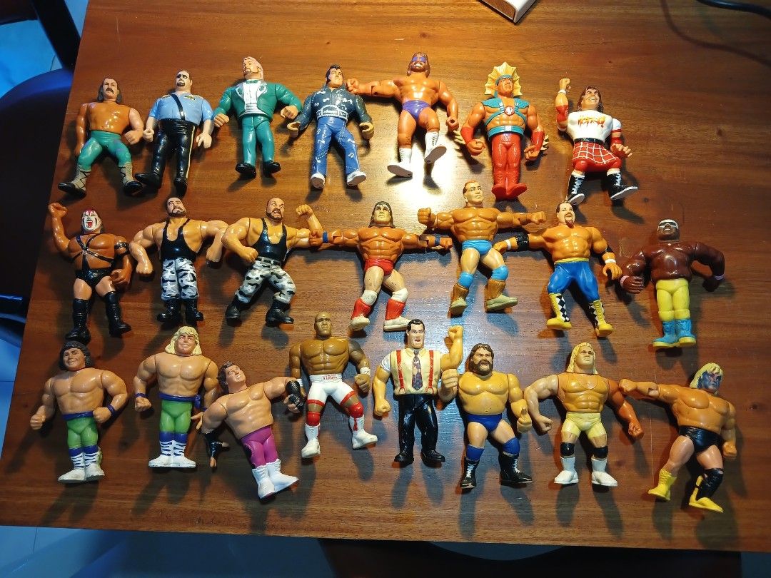 Vintage WWF Hasbro figures, Hobbies & Toys, Toys & Games on Carousell