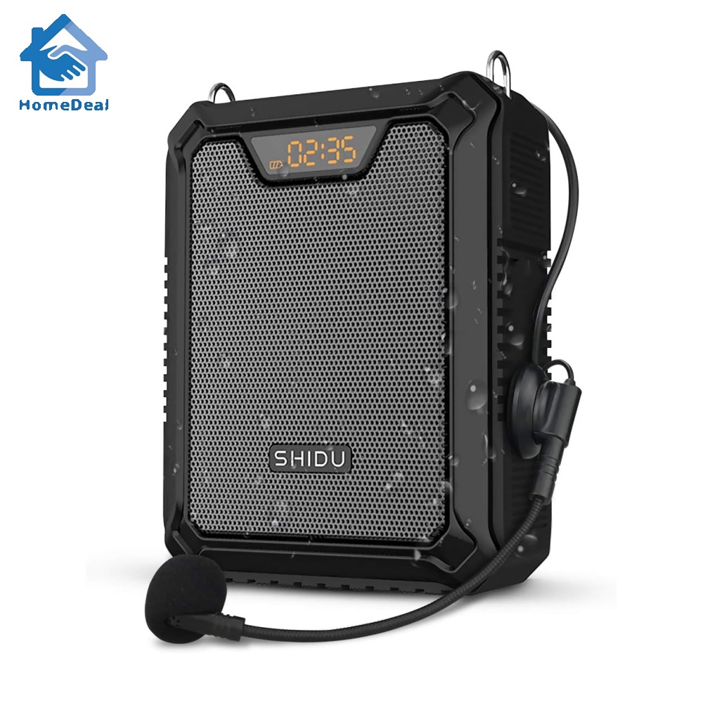 Voice Amplifier with Wired Microphone Headset and Waistband, 30W IPX6 ...