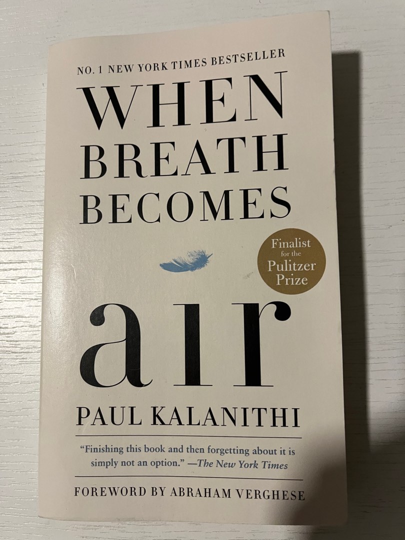 When Breath Becomes Air - award winning book, Hobbies & Toys, Books ...