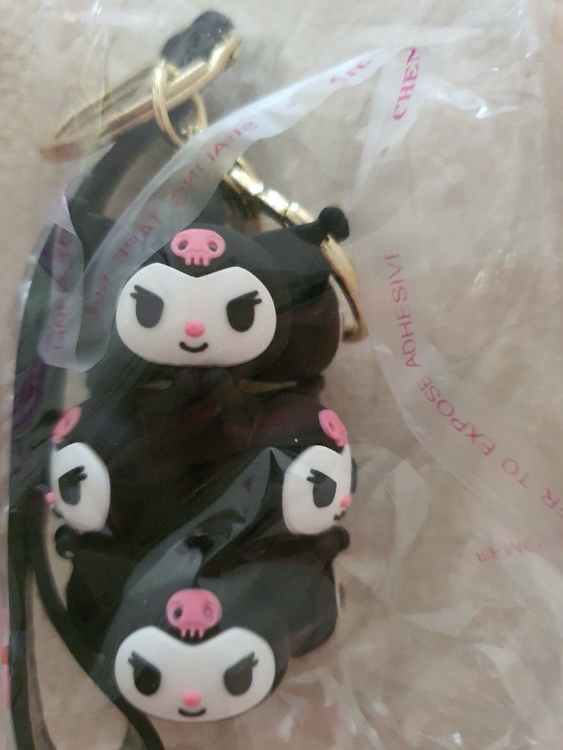 Winnie kuromi Key chain, Hobbies & Toys, Travel, Travel Essentials ...