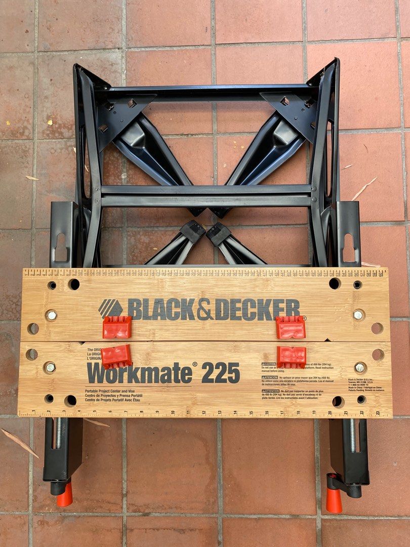Work bench (Black&Decker Workmate 225), Furniture & Home Living, Home ...