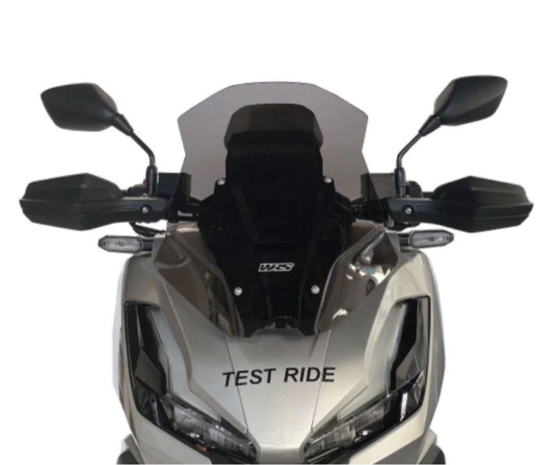 WRS Smoked Sport Windshield ( adv 350), Motorcycles, Motorcycle ...