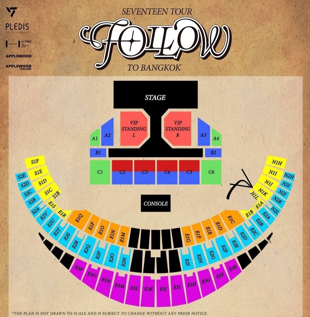 wts/lfb seventeen svt follow to Bangkok day 1 tickets, Tickets ...