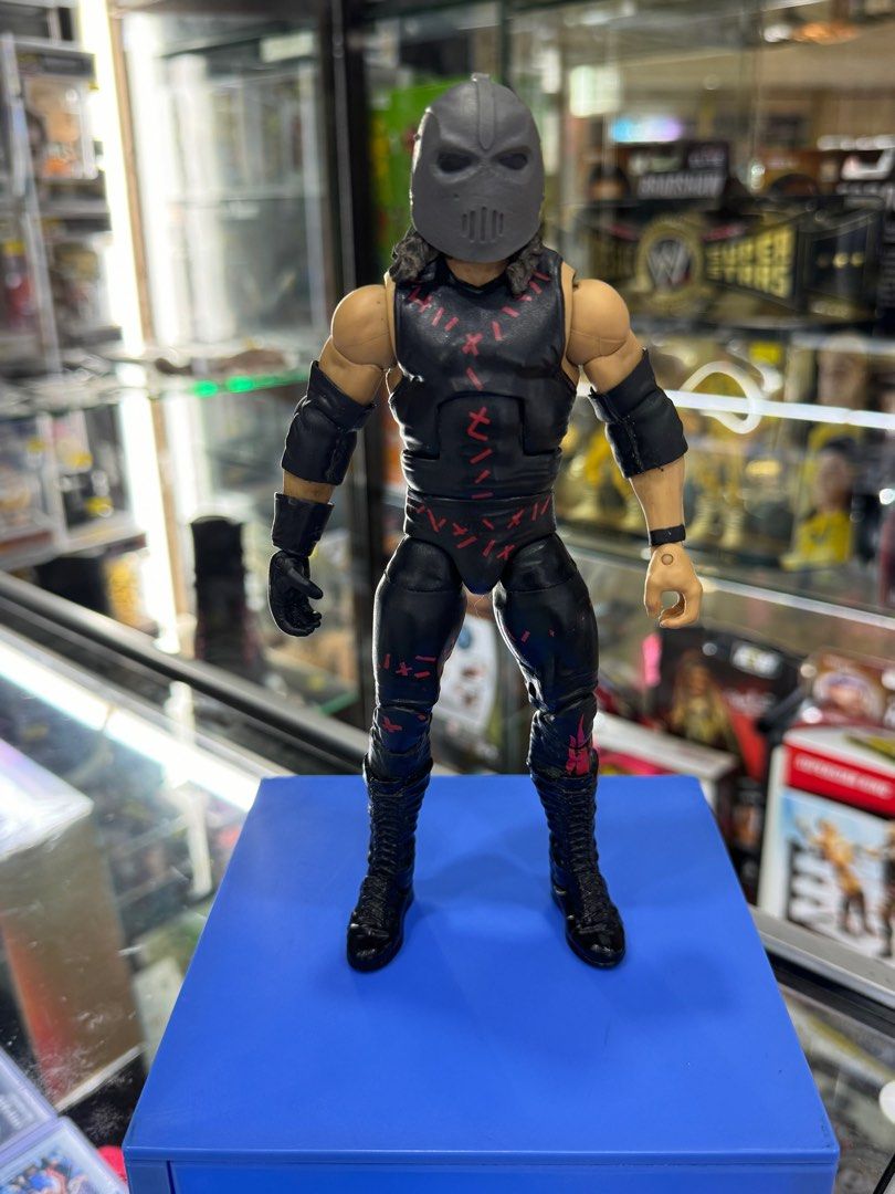 WWE Mattel Elite KANE Includes Welder Mask, Hobbies & Toys, Toys ...