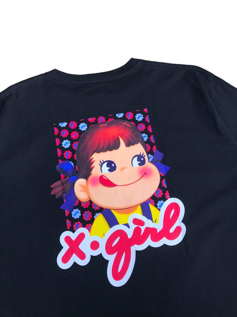 X-Girl x Peko, Men's Fashion, Tops & Sets, Tshirts & Polo Shirts on Carousell