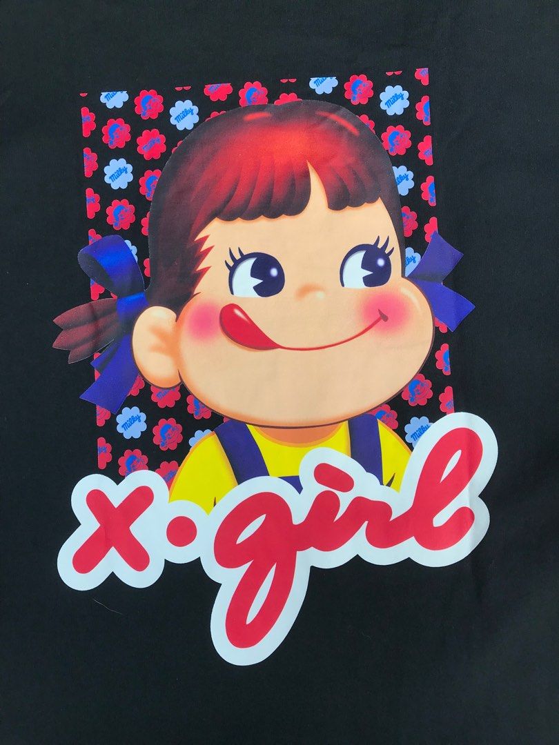 X-Girl x Peko, Men's Fashion, Tops & Sets, Tshirts & Polo Shirts on Carousell
