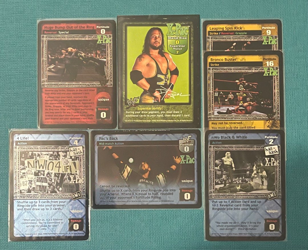 X-Pac Lot WWF WWE RAW DEAL, Hobbies & Toys, Toys & Games on Carousell