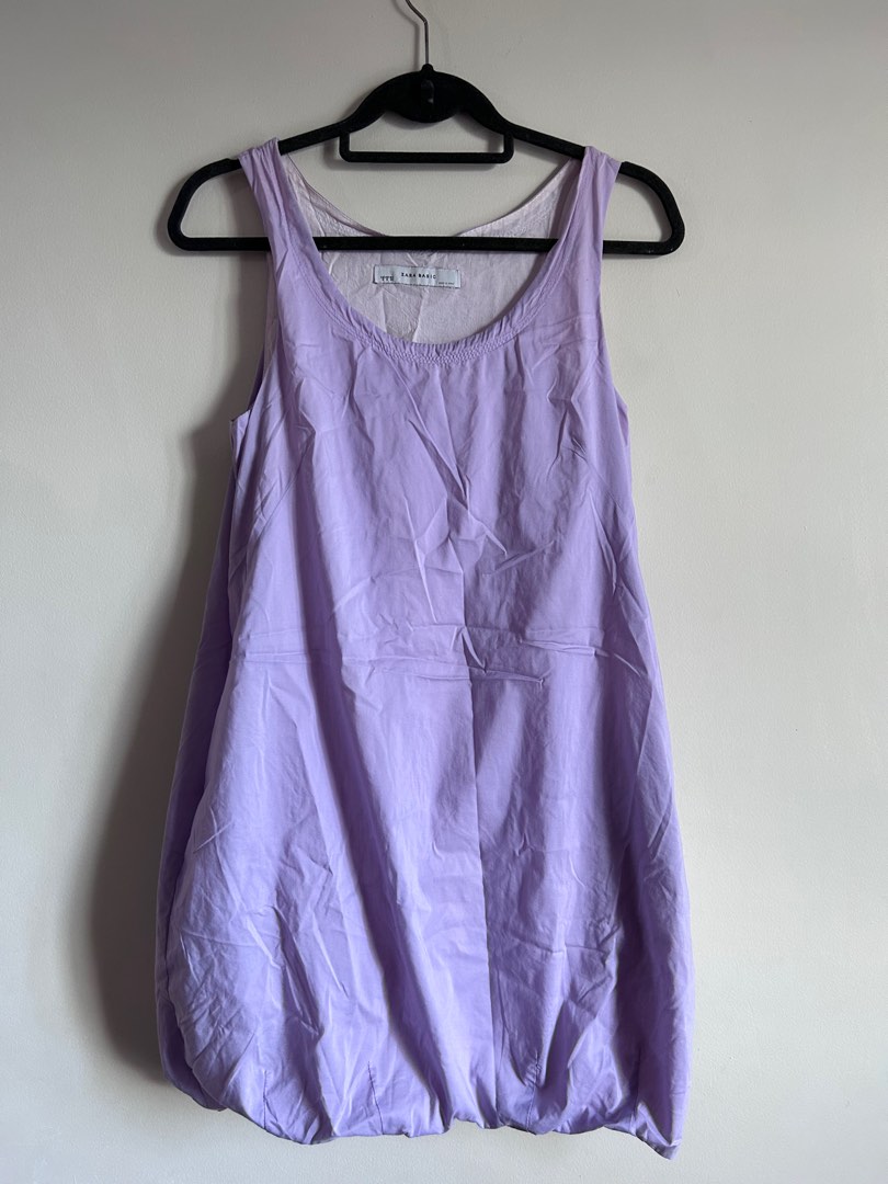 Zara Light Purple Short Dress, Women's Fashion, Dresses & Sets, Dresses ...