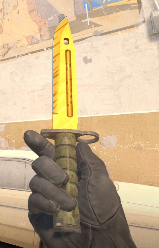 (0.008FV) (Almost perfect) (Shinier in CS2) Bayonet Tiger Tooth FN CSGO ...