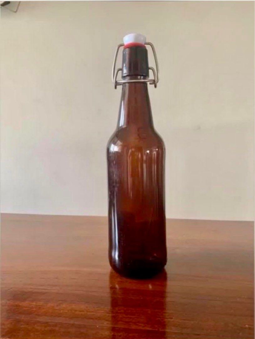 0.5l German flip-top bottles for brewing homebrew, Furniture & Home ...