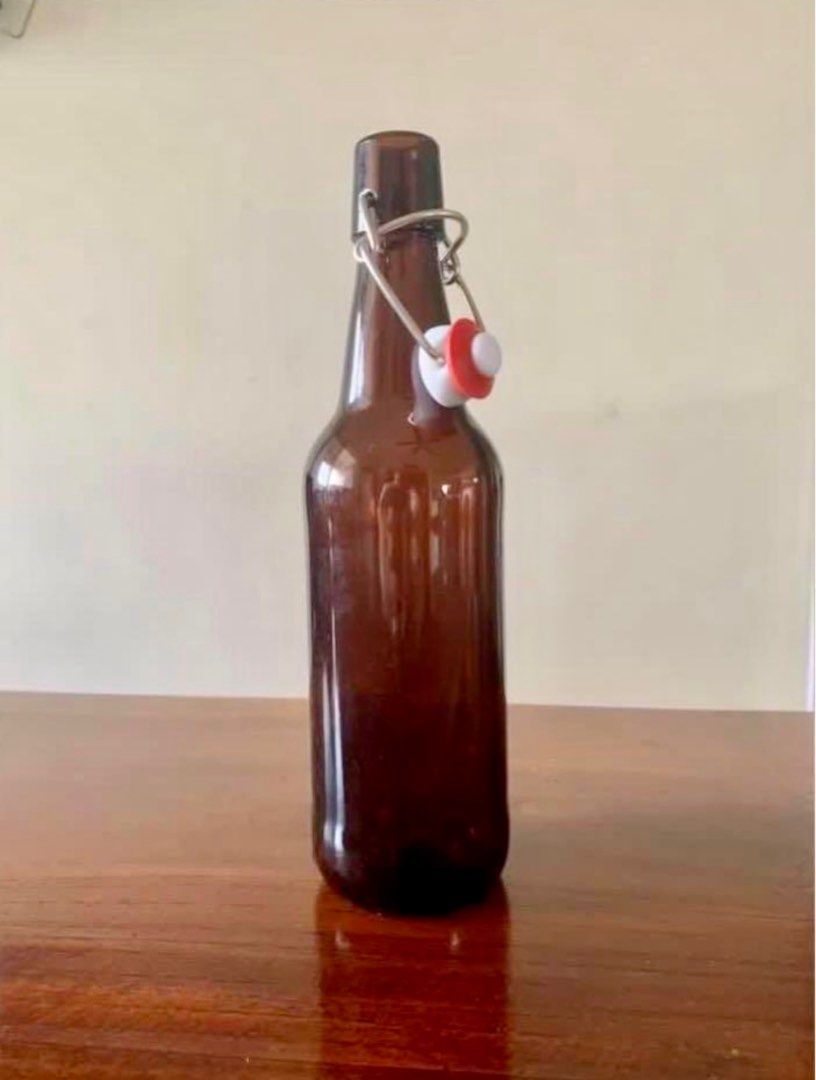 0.5l German flip-top bottles for brewing homebrew, Furniture & Home ...