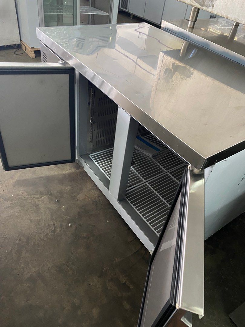 2 door 1.2m counter freezer. Blower cooling. Free deliver and 1 year ...