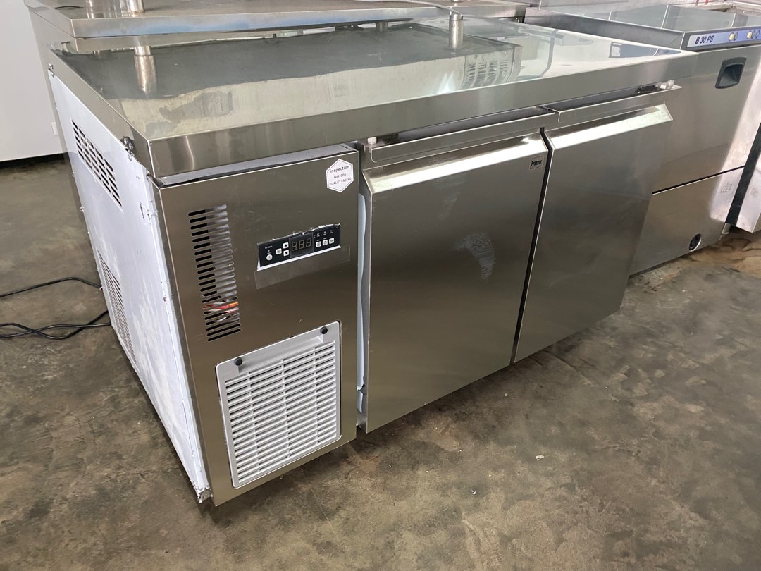 2 door 1.2m counter freezer. Blower cooling. Free deliver and 1 year ...
