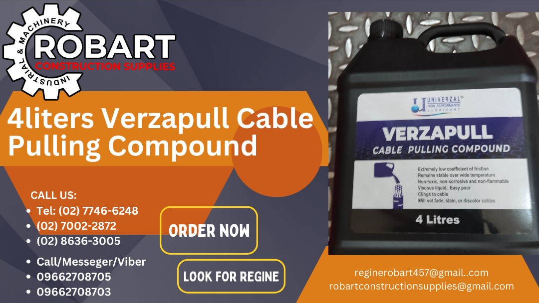 4liters Verzapull Cable Pulling Compound, Commercial & Industrial ...