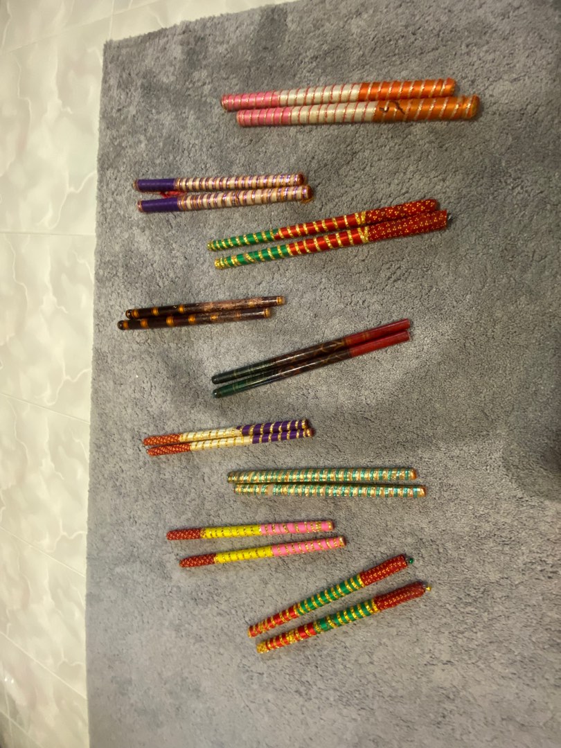 9 sets of Dandiya Sticks, Everything Else on Carousell