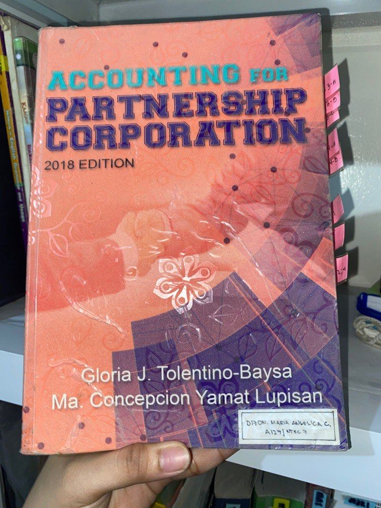 Accounting for Partnership Corporation 2018 Edition by Baysa and ...