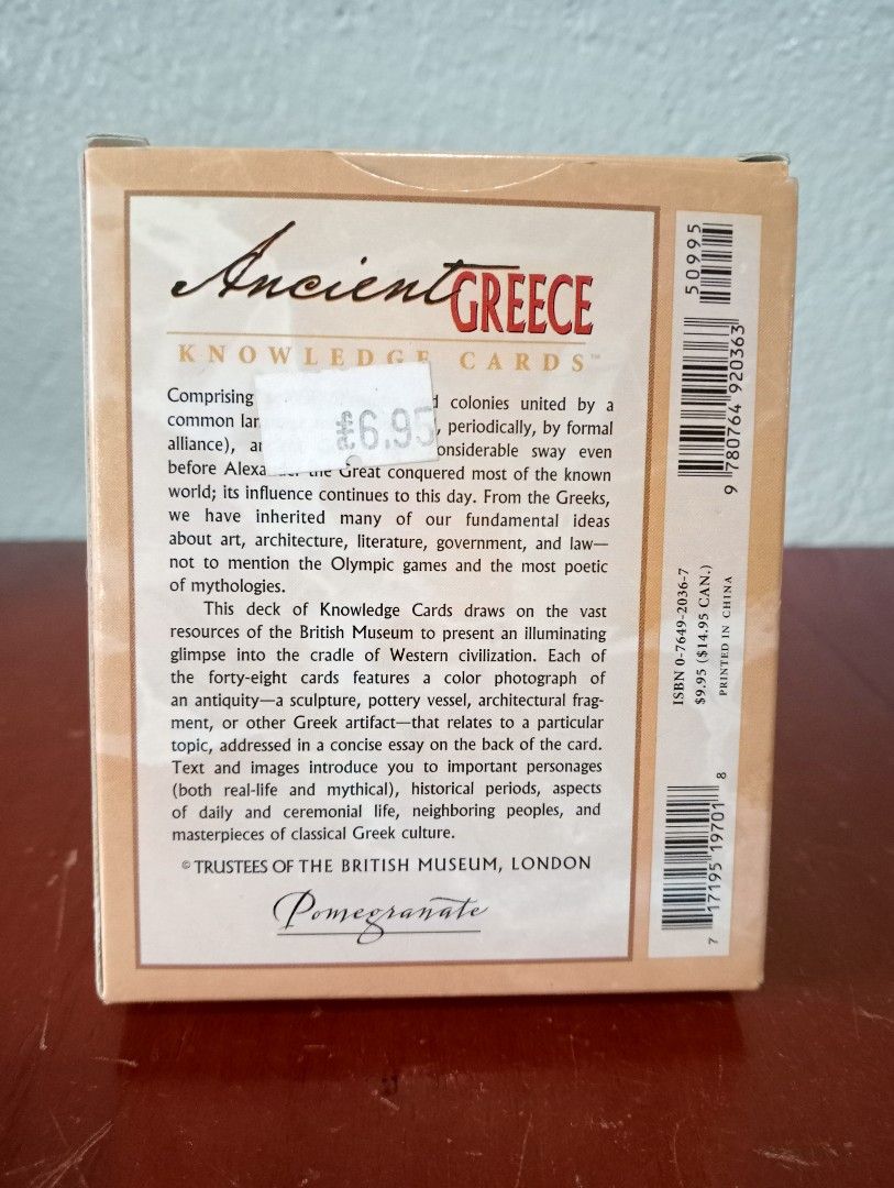 Ancient Greece Knowledge Cards, Hobbies & Toys, Memorabilia ...
