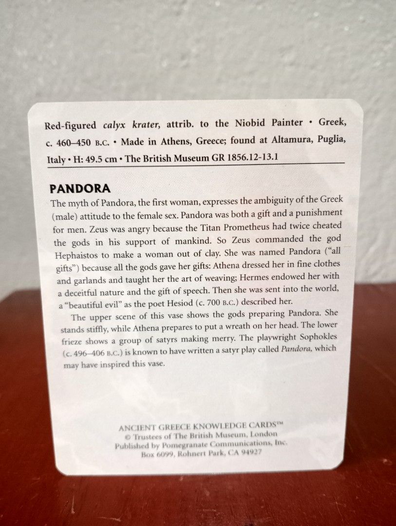 Ancient Greece Knowledge Cards, Hobbies & Toys, Memorabilia ...