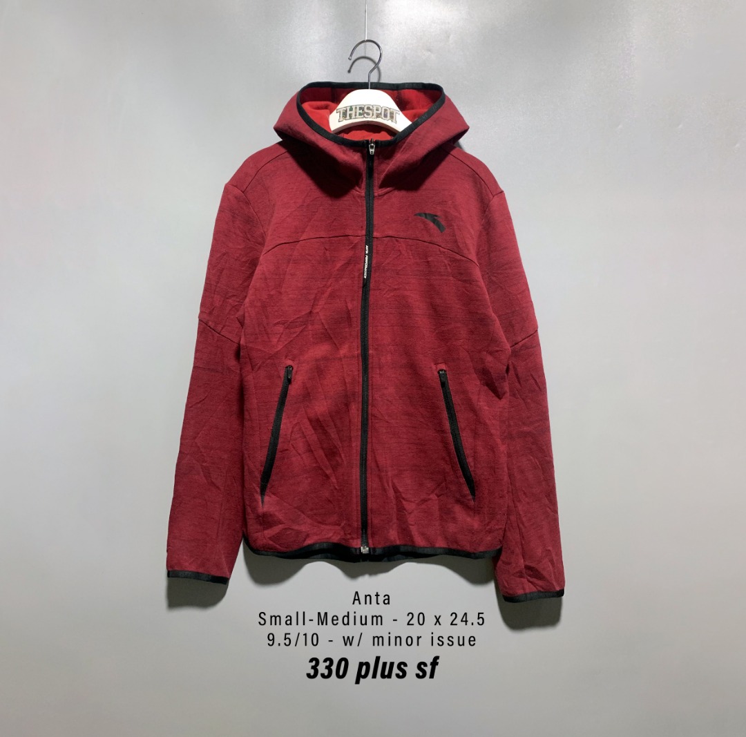 Anta zip jacket, Men's Fashion, Tops & Sets, Hoodies on Carousell