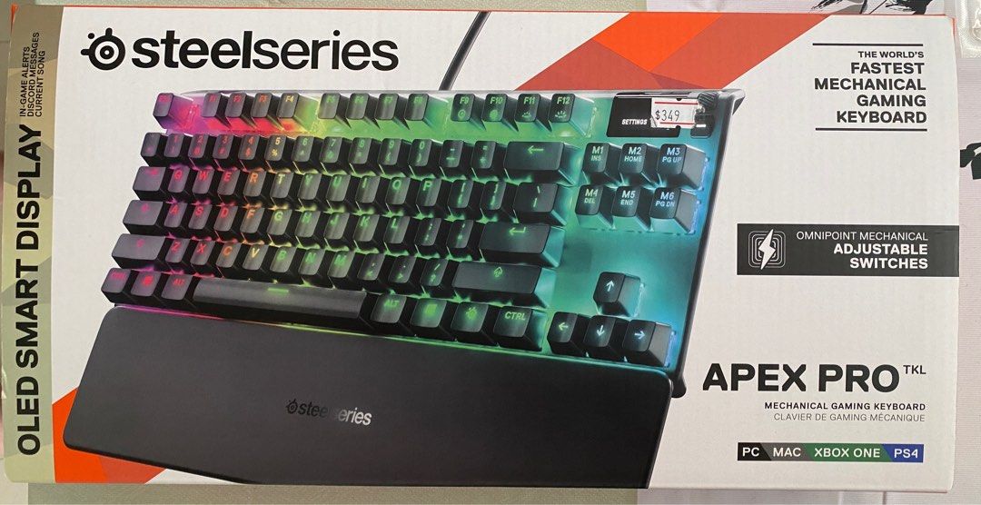 Apex Pro TLK Mechanical Gaming Keyboard, Computers & Tech, Parts ...