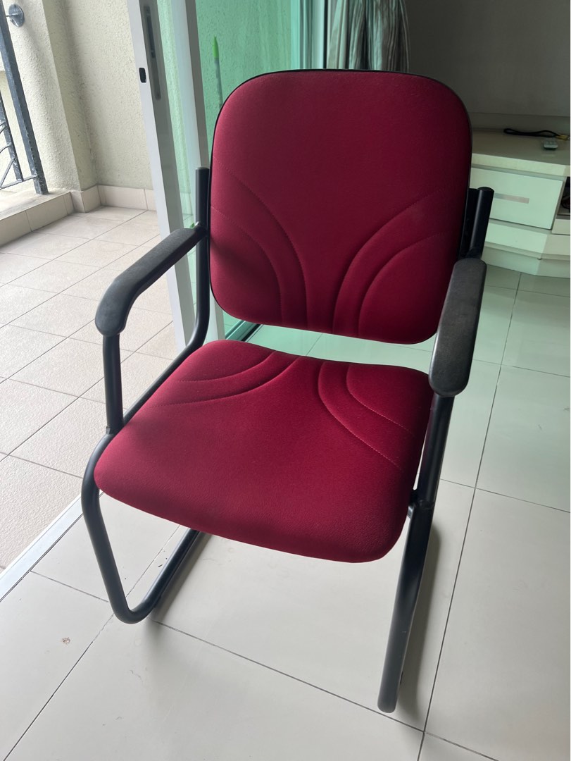 Arm Chair Desk with Cushion, Furniture & Home Living, Furniture, Chairs ...