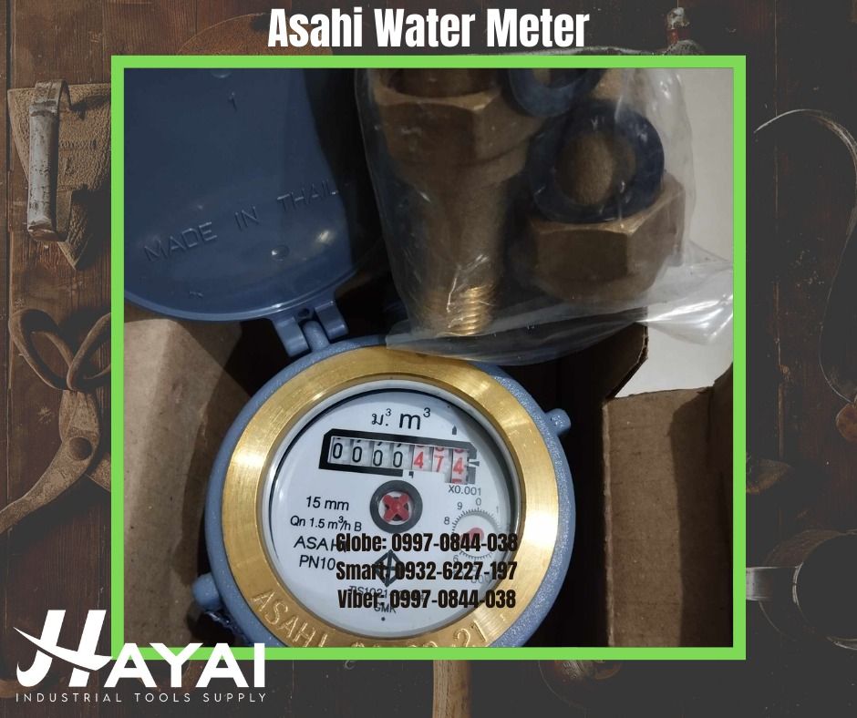 Asahi Water Meter, Commercial & Industrial, Industrial Equipment on ...