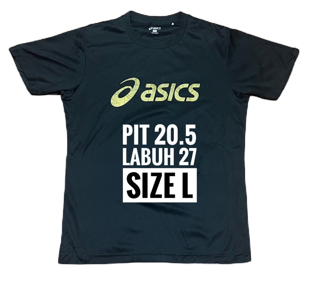 Asics Big Logo, Men's Fashion, Activewear on Carousell