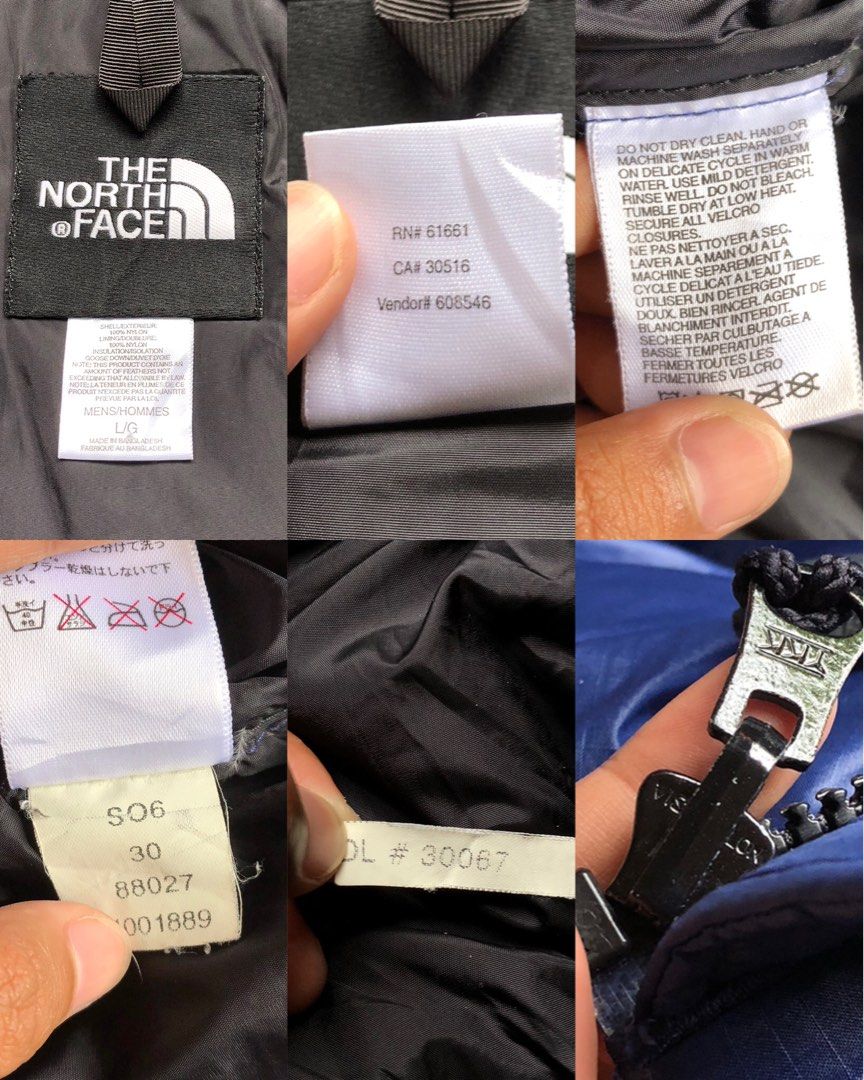 Authentic The North Face 700 Series Stow Pocket Packable Puffer Vest ...