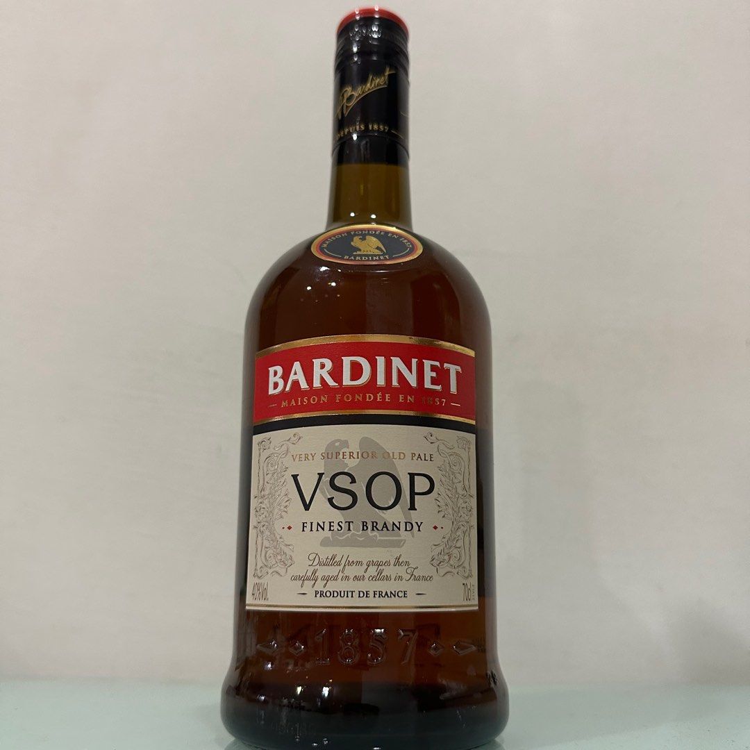 Bardinet Brandy (700ml), Food & Drinks, Alcoholic Beverages on Carousell