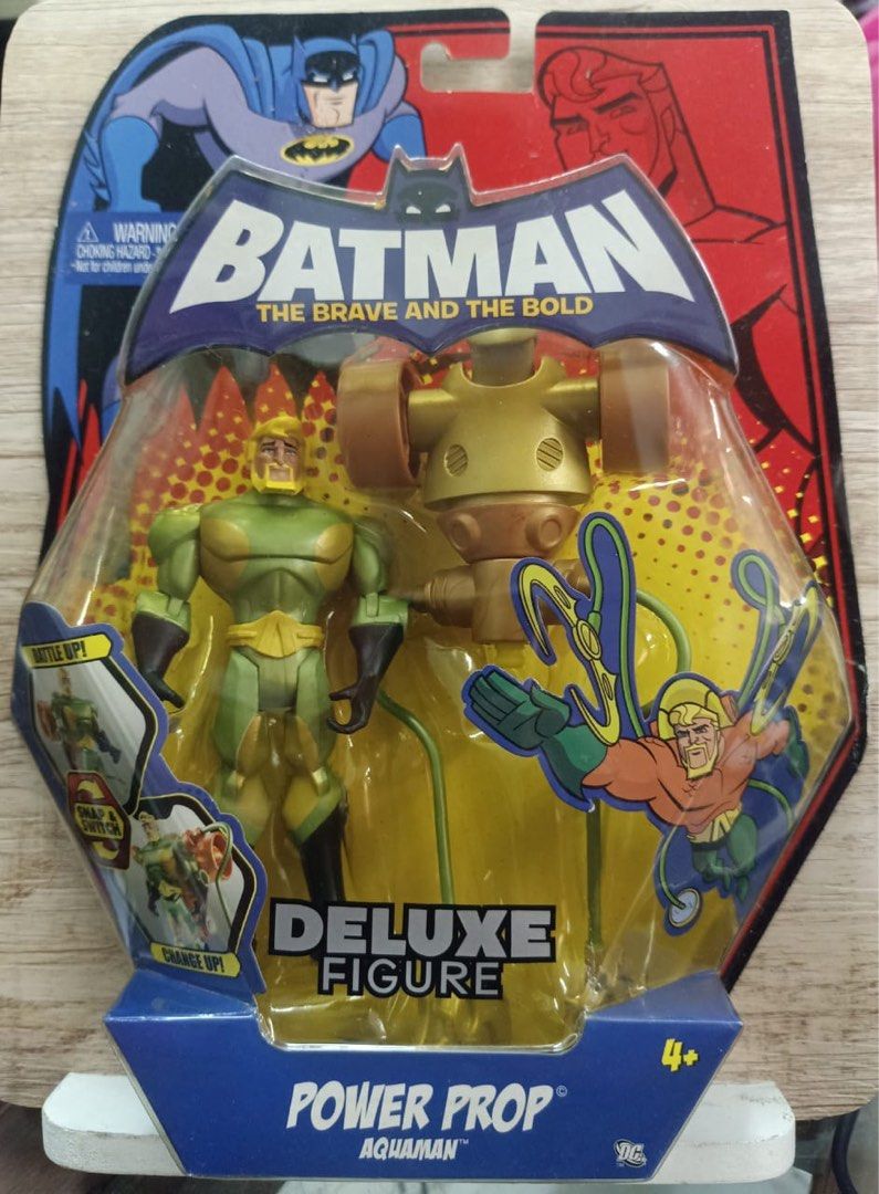 Batman The Brave And The Bold Deluxe Figure Power Prop Aquaman, Hobbies ...