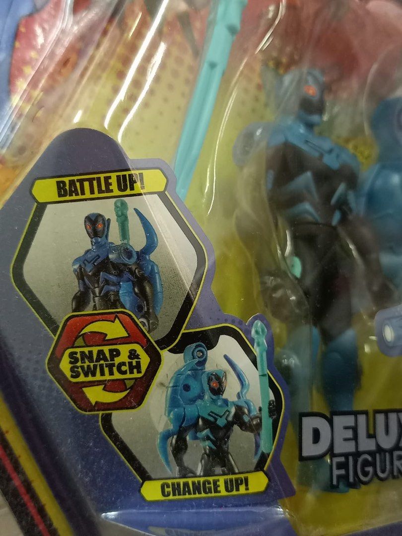 Batman The Brave And The Bold Deluxe Figure Bug Zapper Blue Beetle ...