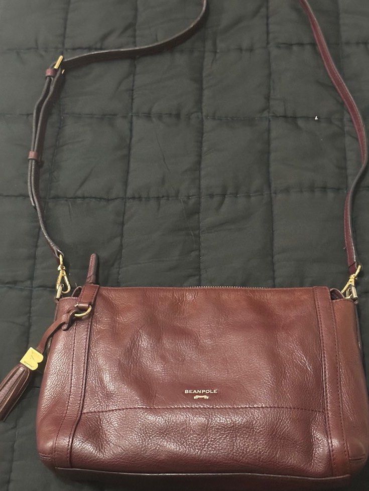 Beanpole Leather Tussel Sling Crossbody, Luxury, Bags & Wallets on ...