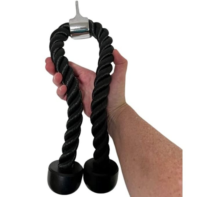 Biceps/Tricep Rope Pull Down Training Pulley Rope Fitness Sports ...