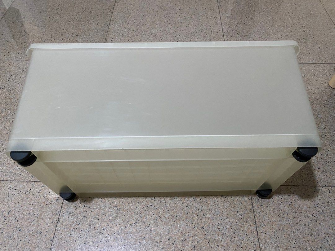 Big strong storage box with wheels, Furniture & Home Living, Home ...