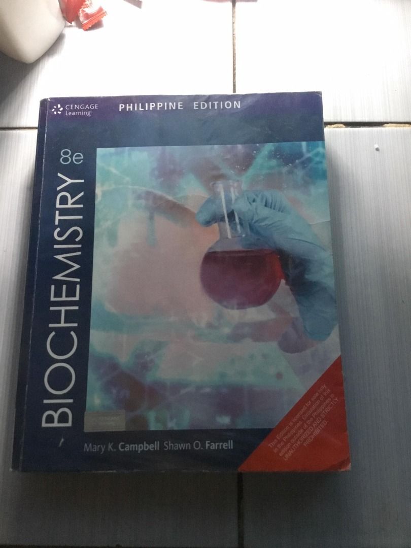 Biochemistry 8th Edition by Campbell and Farrell, Hobbies & Toys, Books ...