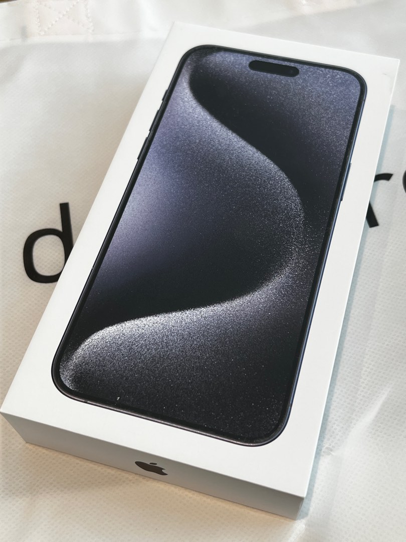 iPhone 15 Pro Max Blue Titanium 1 TB, Mobile Phones & Gadgets, Mobile ...