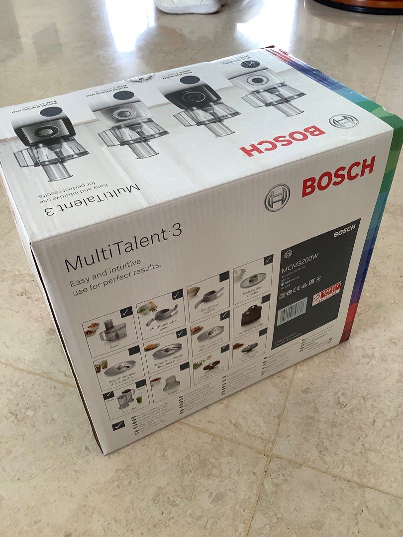 Bosch Blender MultiTalent 3 MCM3200W, TV & Home Appliances, Kitchen ...