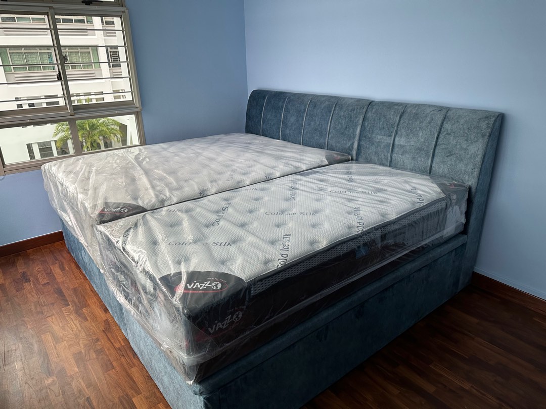 Brand New 17” Storage Queen / Single Size Bed, Furniture & Home Living ...