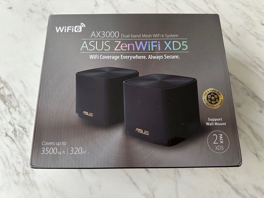 Brand new 2-pack ASUS ZenWifi XD5 mesh nodes, Computers & Tech, Parts ...