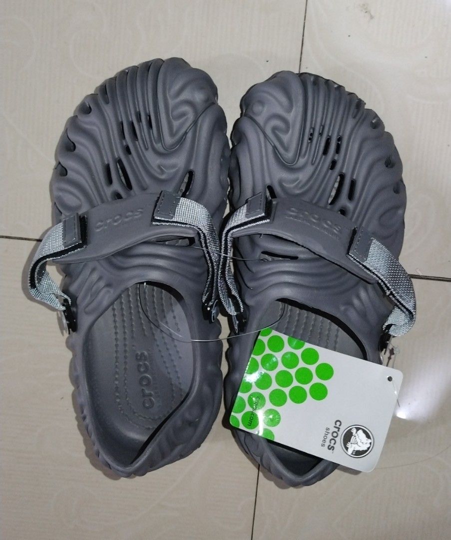 Brand New! ️ Crocs Pollex Clog Gray and Black, Luxury, Sneakers ...