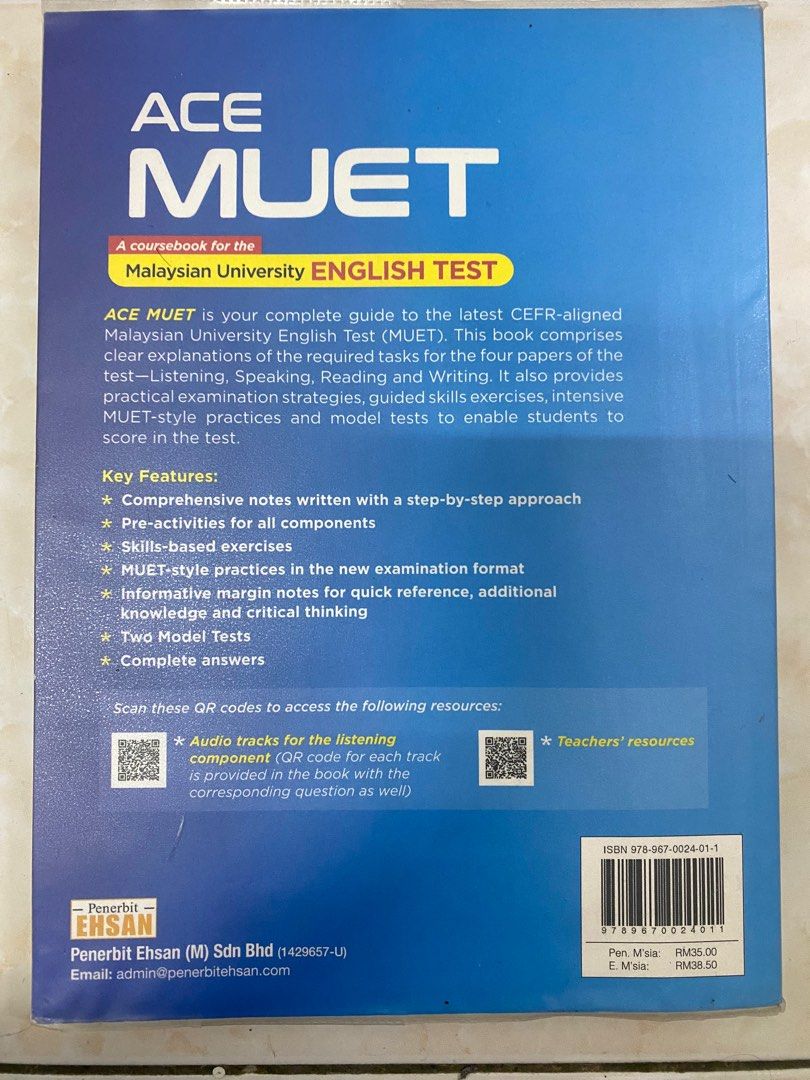 Buku MUET, Hobbies & Toys, Books & Magazines, Textbooks on Carousell