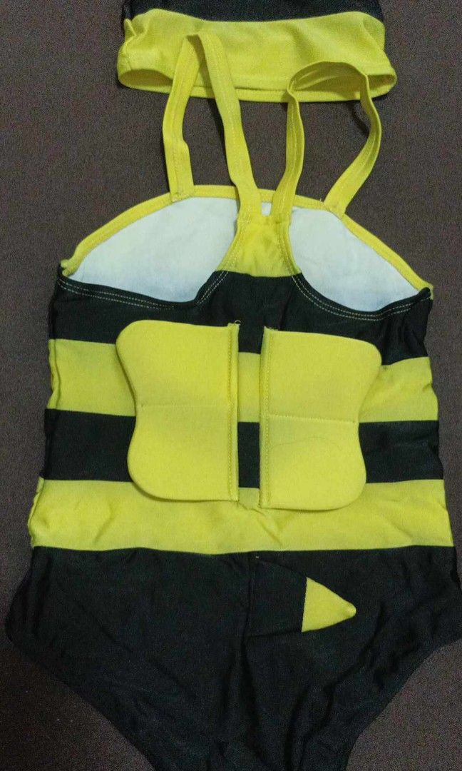 Bumble Bee Swimsuit, Babies & Kids, Babies & Kids Fashion on Carousell