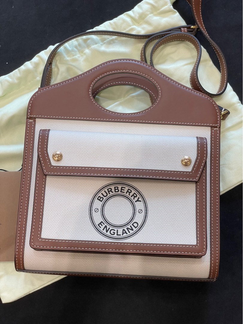 Burberry Mini Pocket Bag, Luxury, Bags & Wallets on Carousell