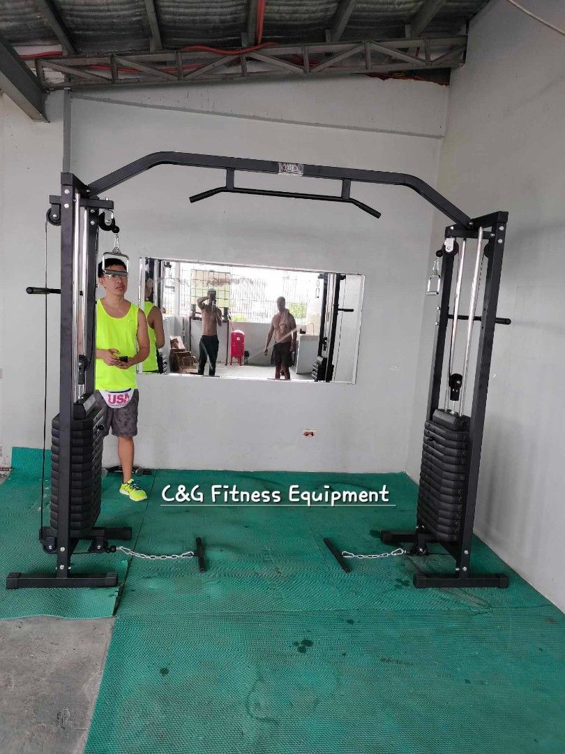 Cable cross over machine 75kg weight stack each side, Sports Equipment ...