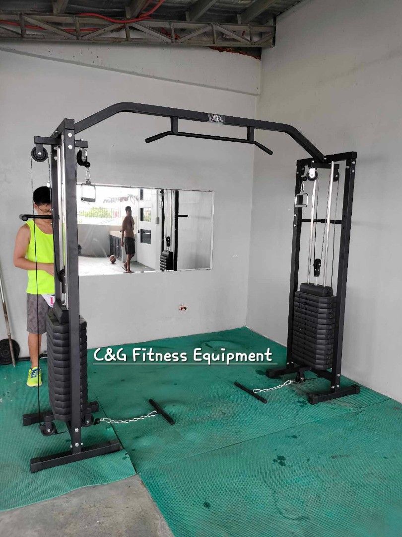 Cable cross over machine 75kg weight stack each side, Sports Equipment ...