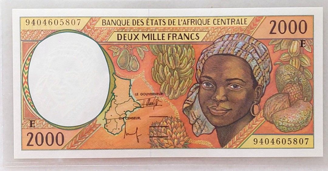 Cameroon Central African States 1994 P203Eb. GEM UNC. 2000 Francs ...